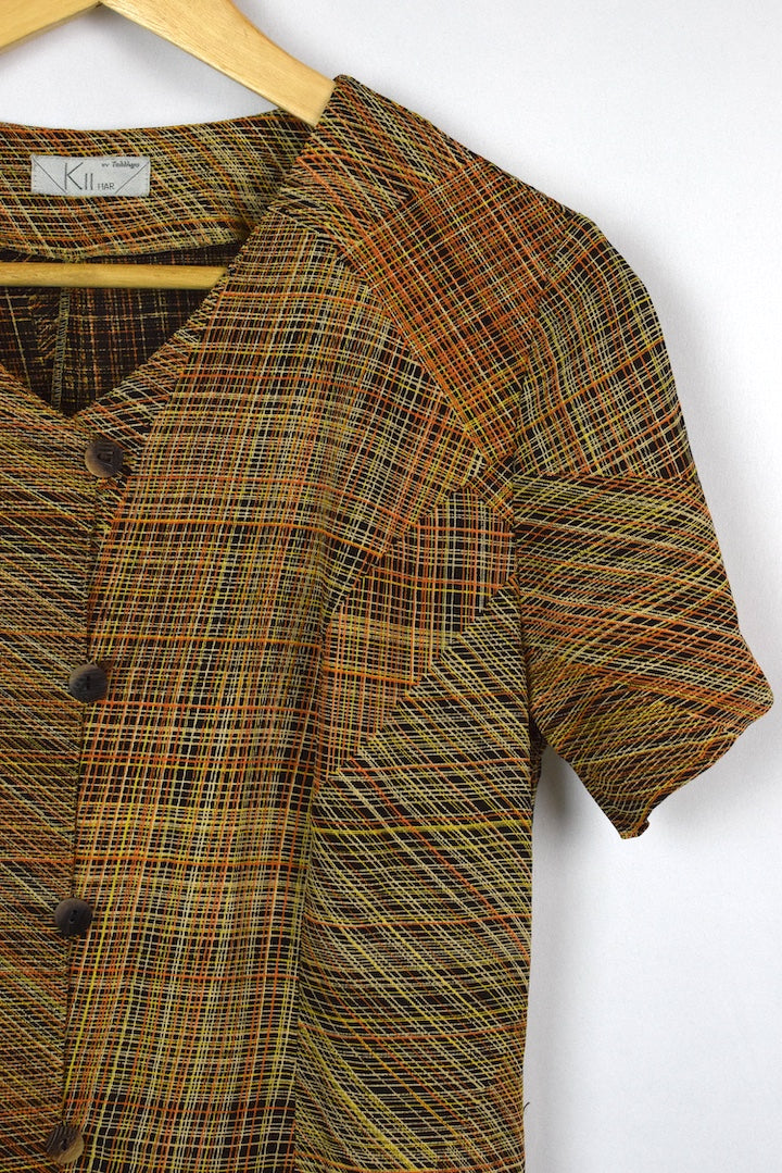 Line Pattern Dress – RetroStar Vintage Clothing