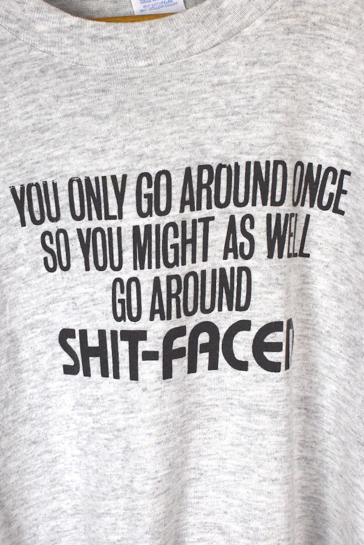 80s/90s You Only Go Around Once T-shirt – RetroStar Vintage Clothing